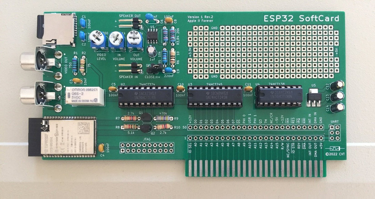 ESP32 SoftCard Expansion Card for the Apple II – MacEffects