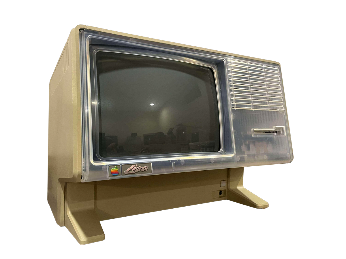 Apple Lisa 1 2 Hybrid Bezel Beige Clear MacEffects Apple Lisa 1 2 Hybrid Bezel Beige Clear MacEffects