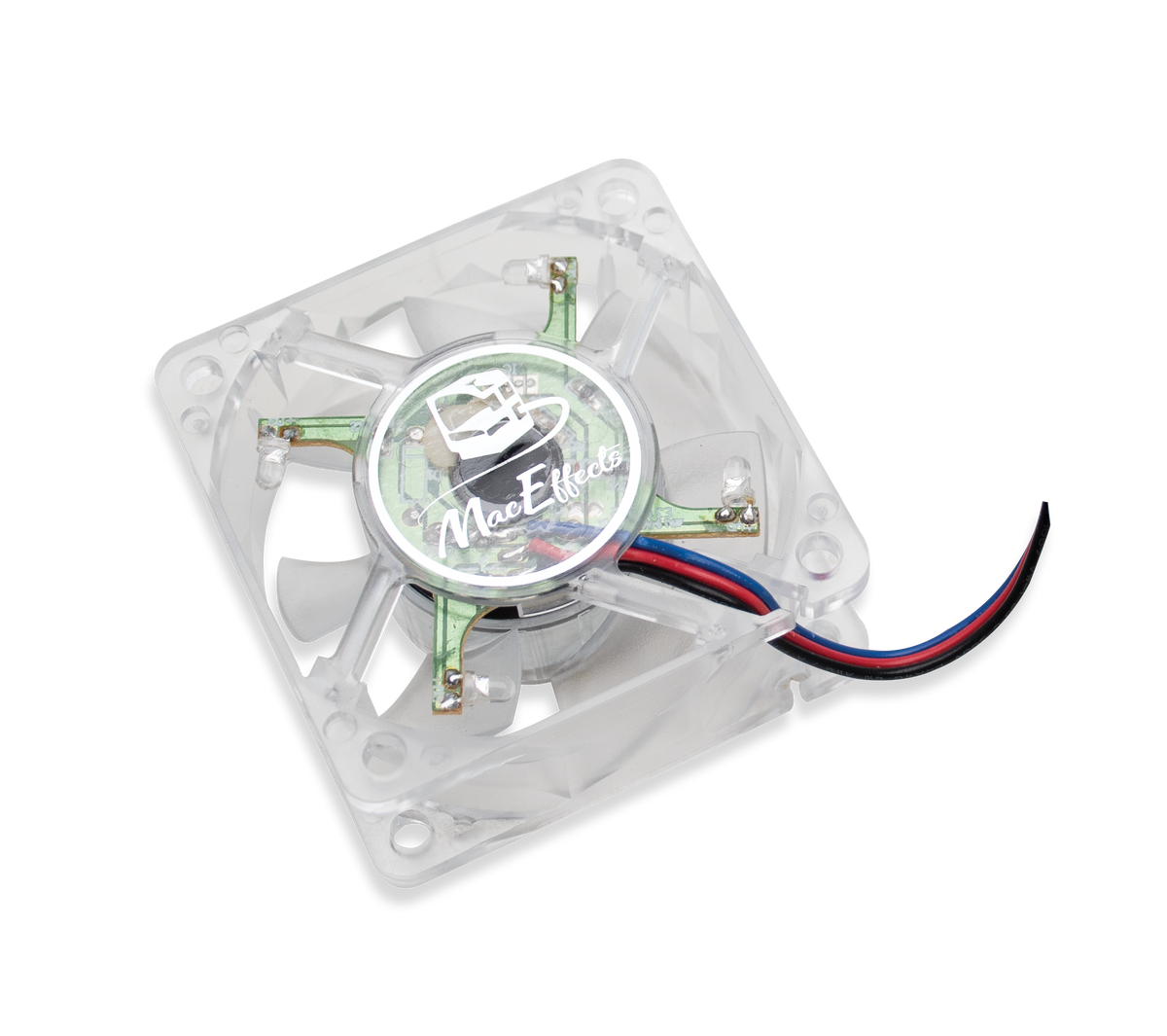 MacEffects Clear LED Fan Kit for Macintosh SE & SE/30