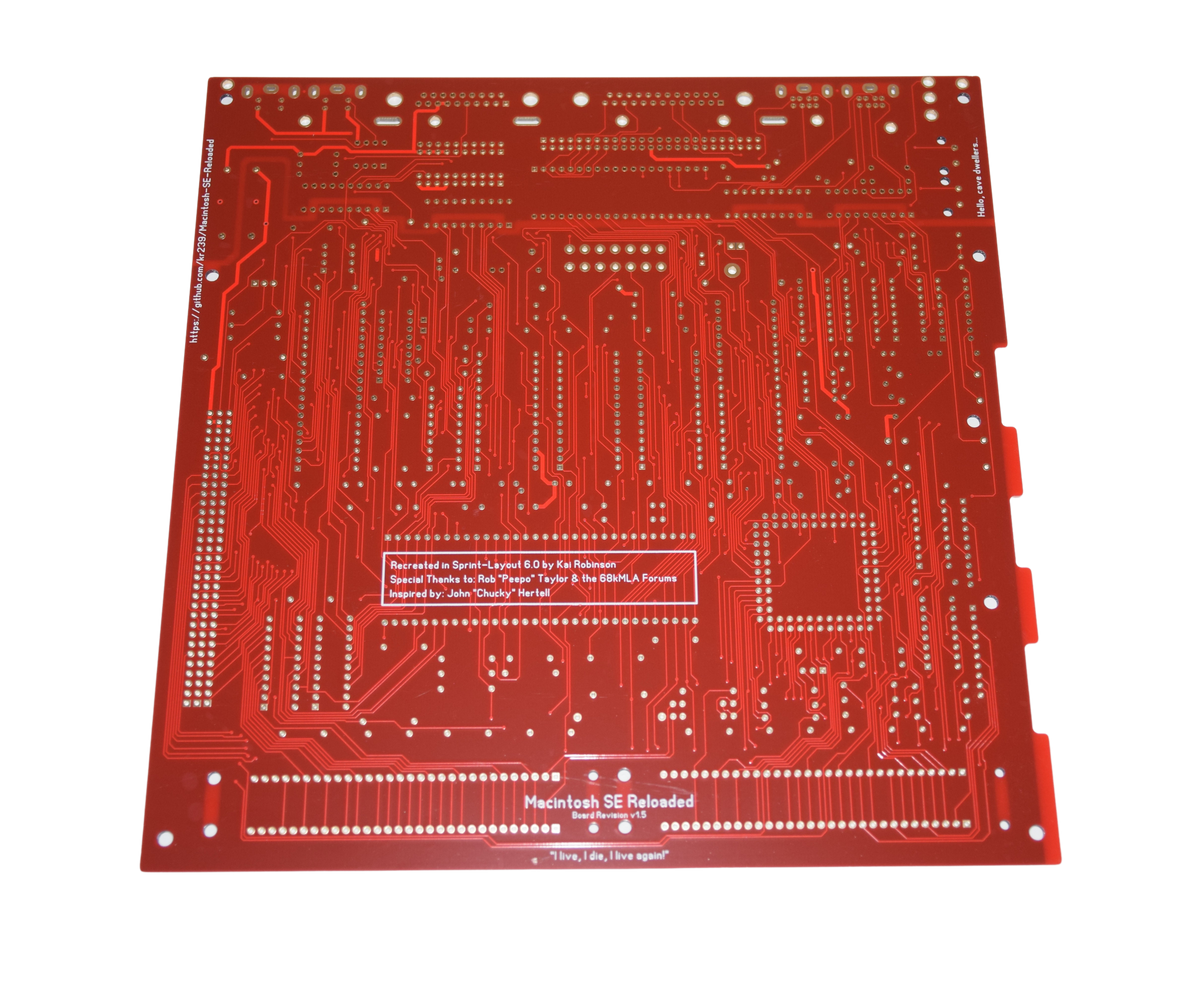 Macintosh SE Reloaded Logic Board – MacEffects